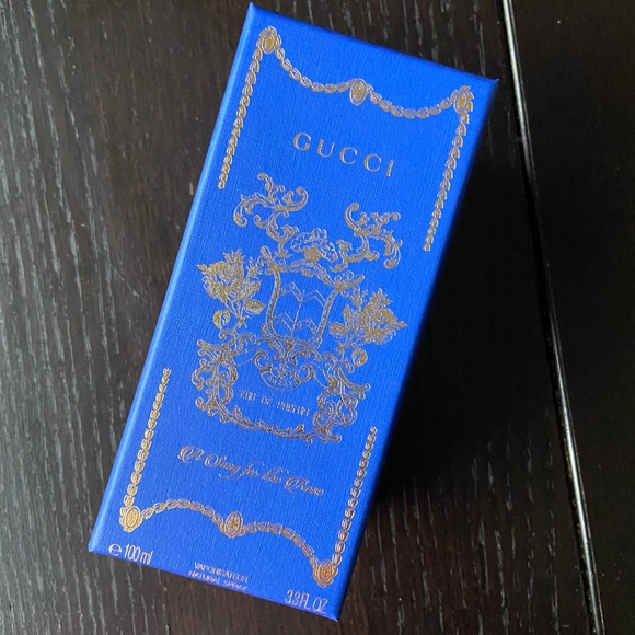 Gucci | Storage & Organization | Gucci Perfume Box With Bag New Blue ...
